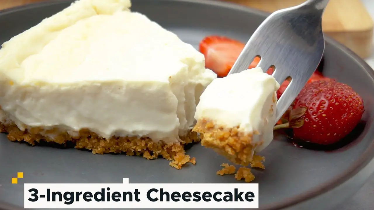 3 Ingredient Cheesecake With Condensed Milk (Bake Or No Bake)