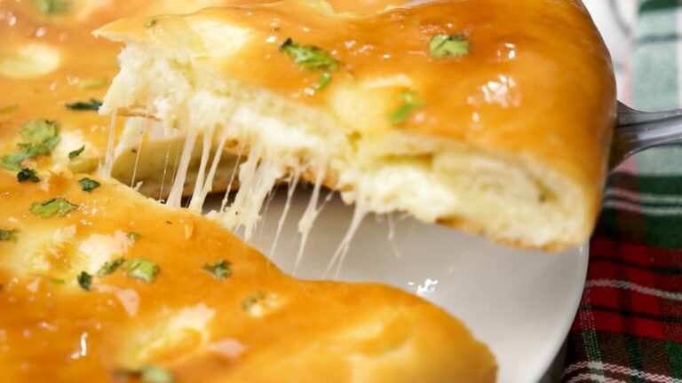 Best Stuffed Potato Cheese Bread - Loaded With Cheesy Goodness