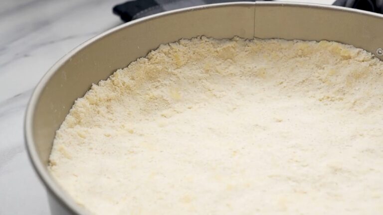 Cottage Cheese Cheesecake With Shortbread Crust