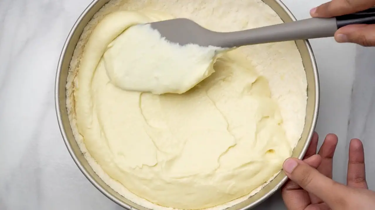 Cottage Cheese Cheesecake With Shortbread Crust