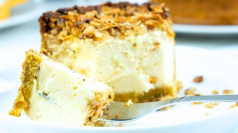 Healthy Cottage Cheesecake With Oat Base